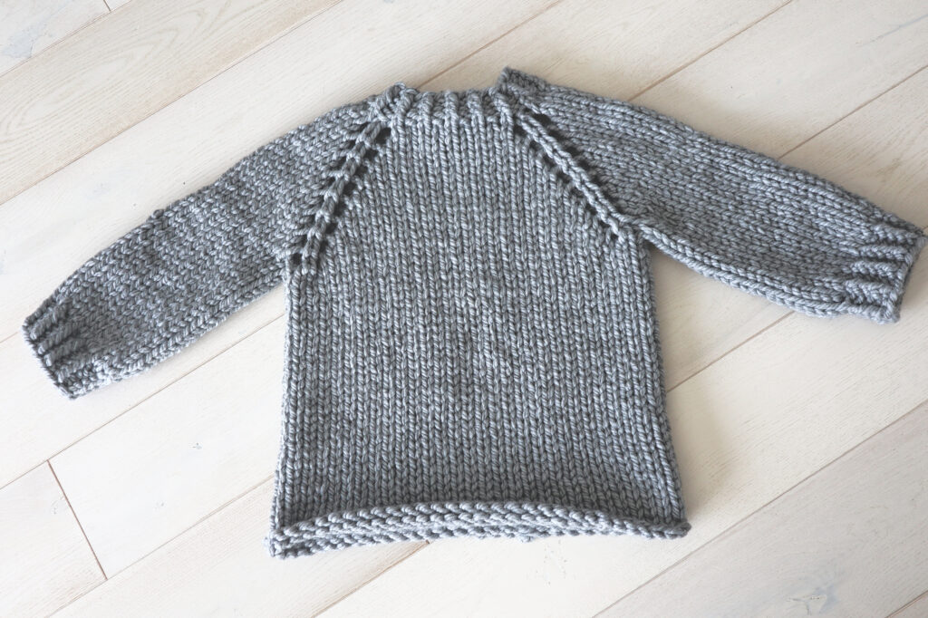 Super Chunky Raglan - Top Down Knit Sweater Pattern - The Snugglery