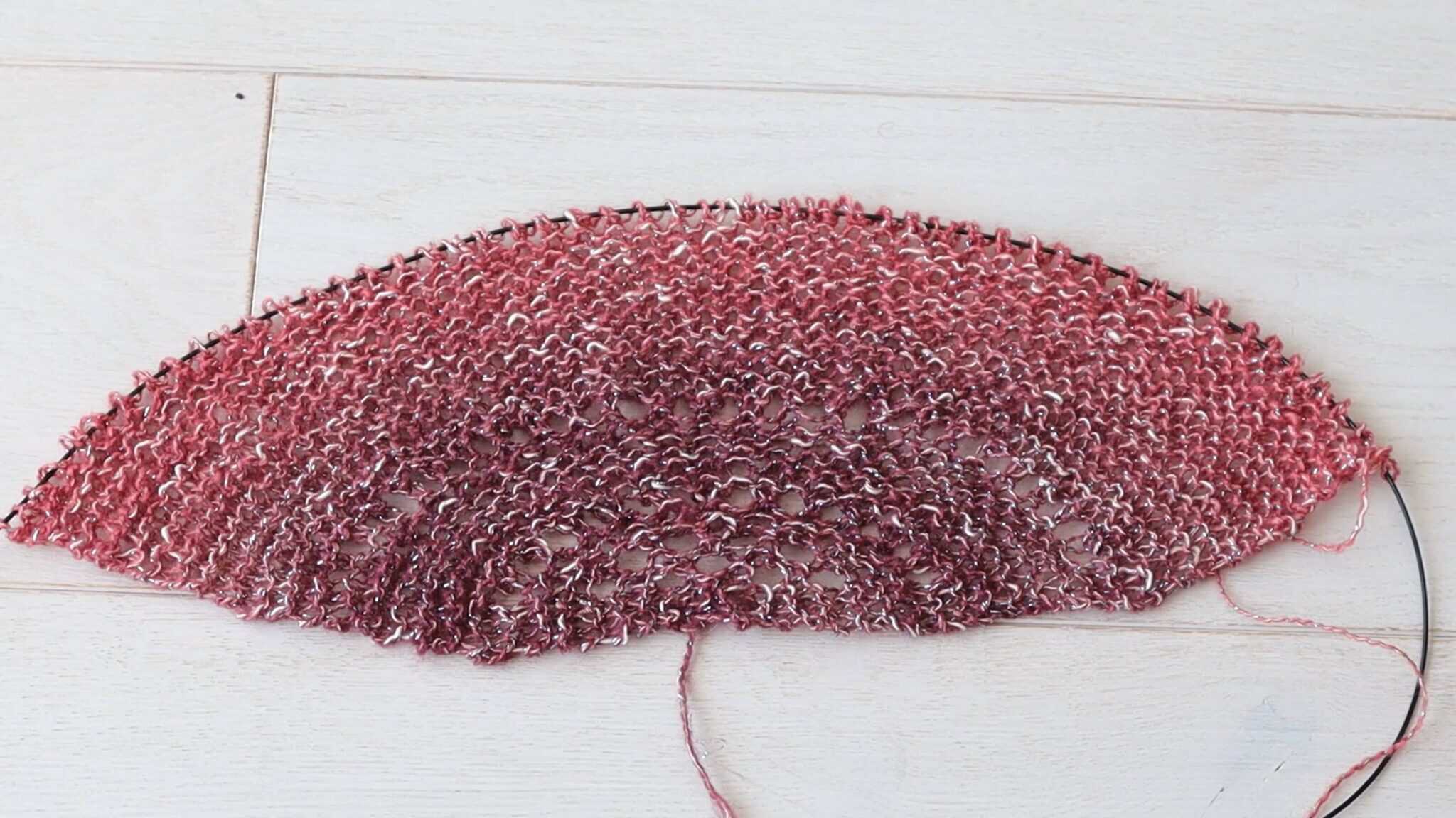 How To Knit The Half Pi Shawl - Beginner Friendly Free Pattern - The ...
