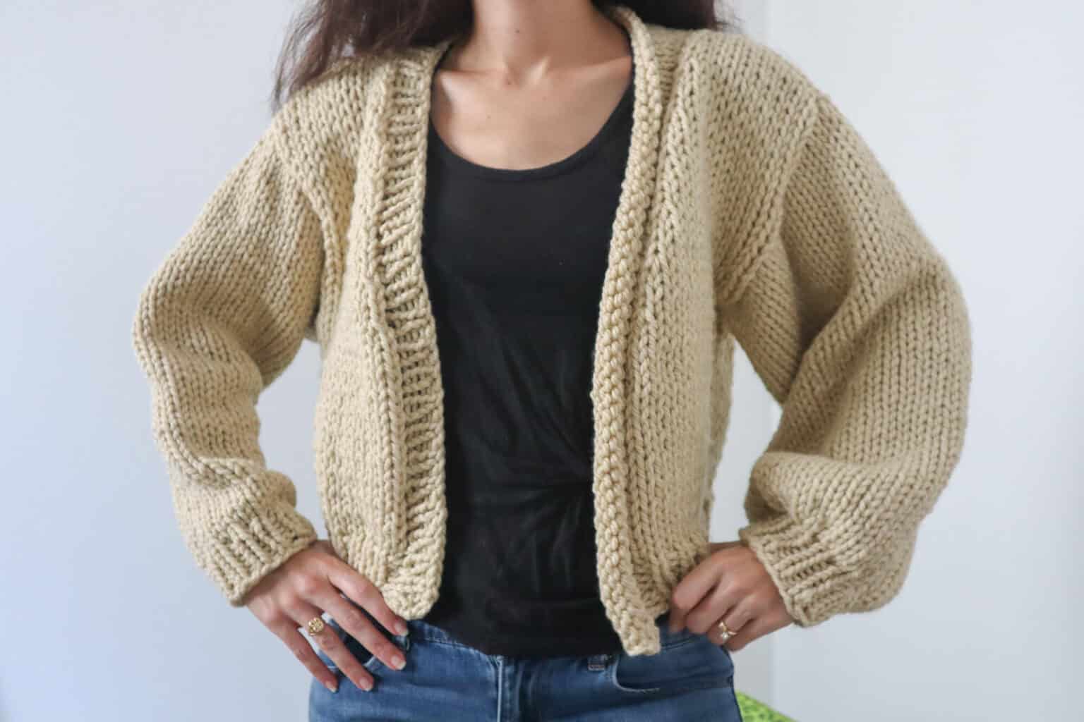 The Creative Cardigan – Customizable Knitting Pattern – The Snugglery