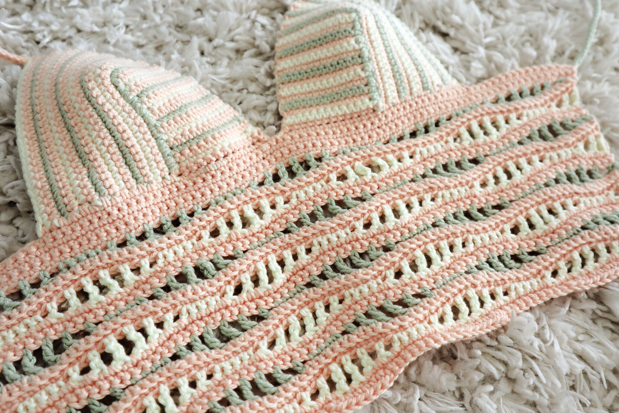 Coastal Crush Crochet Top – Crocheted Bikini Pattern – The Snugglery