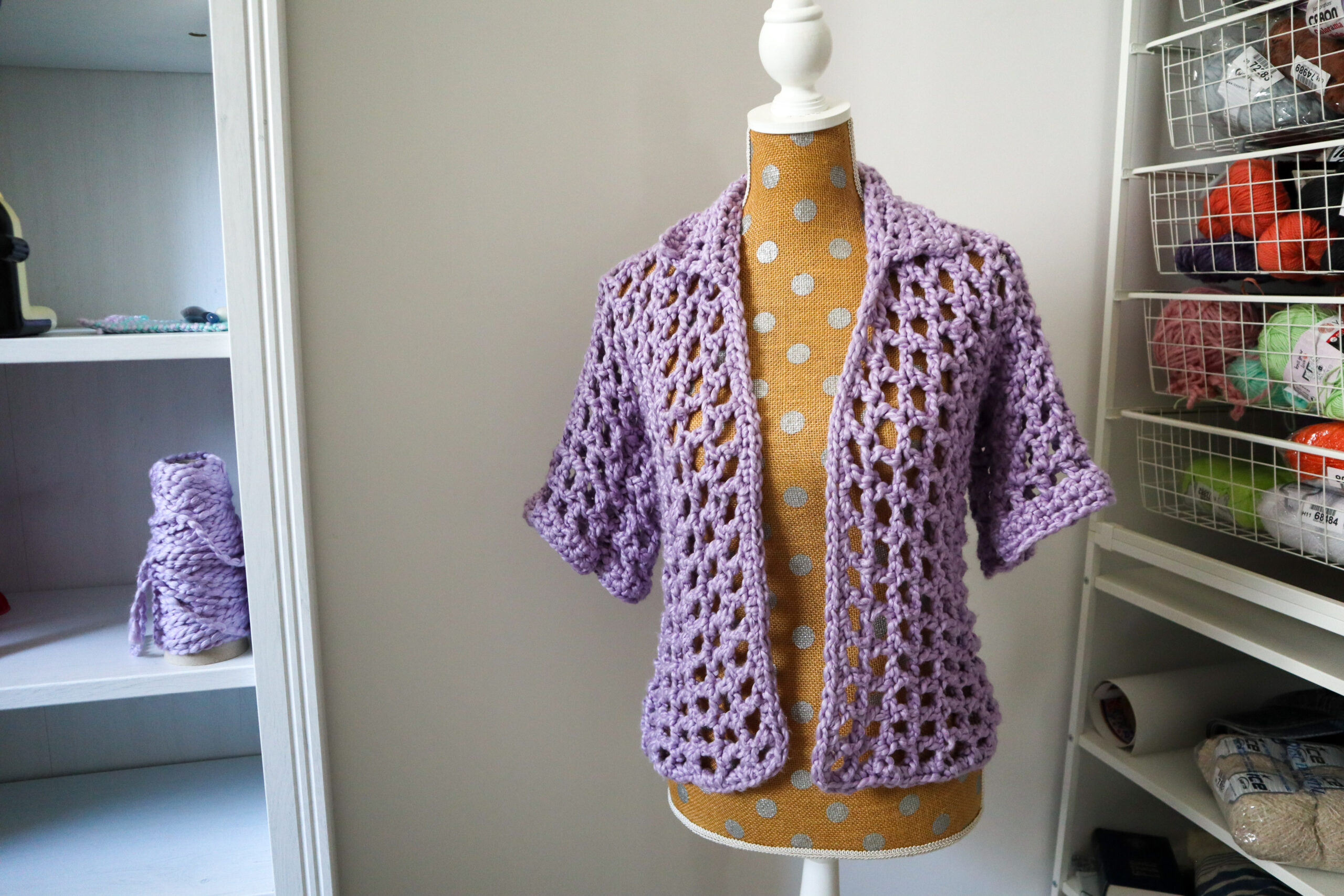Chunky Mesh Overshirt - A Summer Crochet Project You Can Make...Fast ...