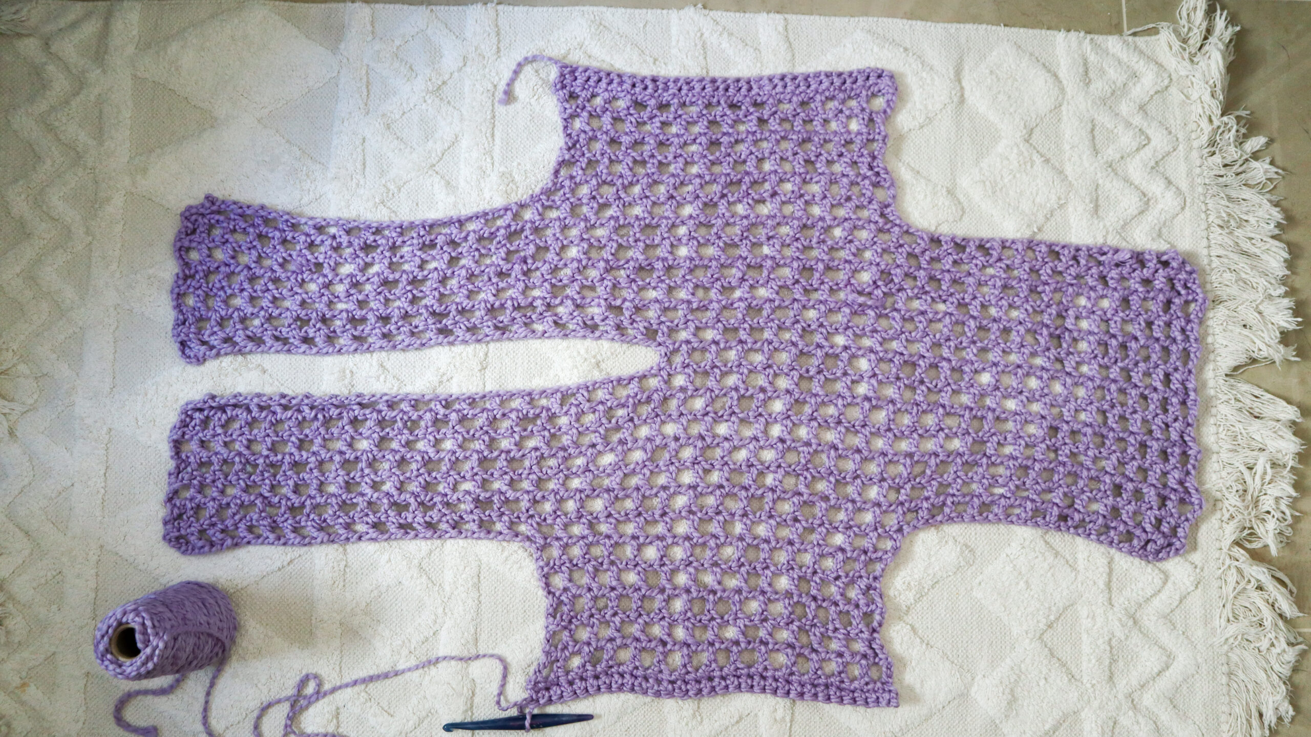 Chunky Mesh Overshirt - A Summer Crochet Project You Can Make...Fast ...