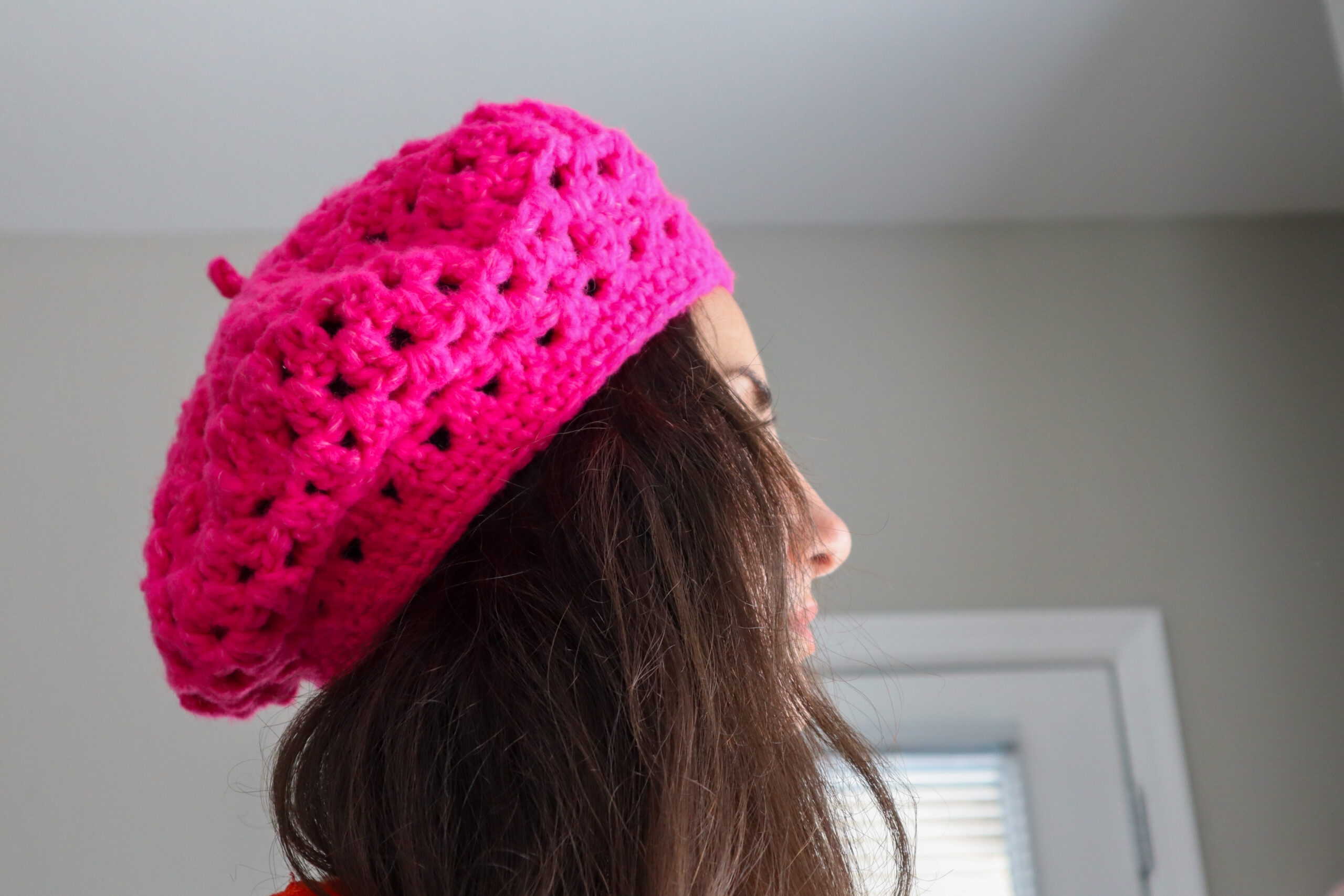 The Gourmet Beret: A Fabulously Floppy Crochet Pattern - The Snugglery